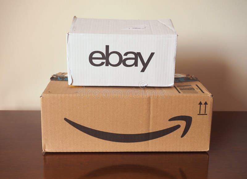LONDON - APR 2020: Ebay and Amazon Packet Editorial Image - Image of ...