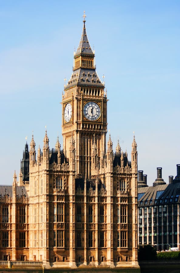Big Ben, London, Clock Tower Stock Image - Image of historic, elizabeth ...