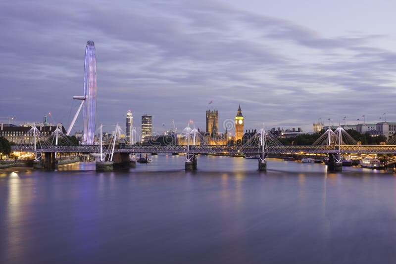 London in blue editorial stock photo. Image of kingdom - 55563323