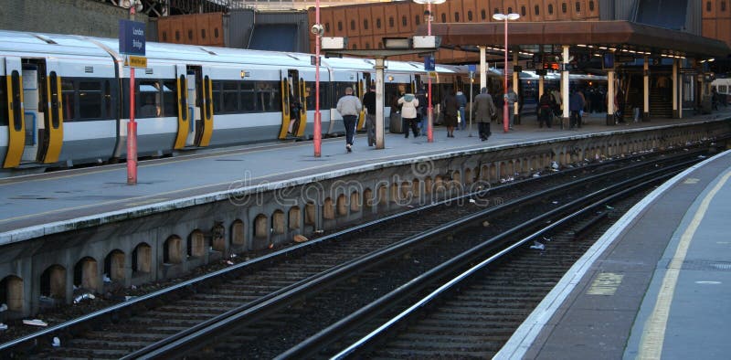 London Bridge Station stock image. Image of mass, station - 1644023