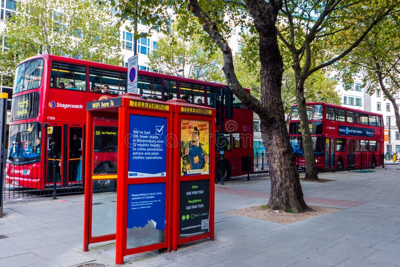London buses editorial stock image. Image of english - 52663239
