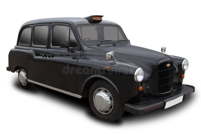 London Cab stock photo. Image of iconic, england, silhouette - 32833934