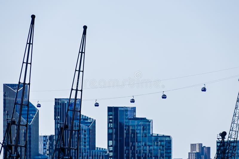 IFS Cloud Royal Docks Gondola Lift Station, Editorial Photo - Image of ...