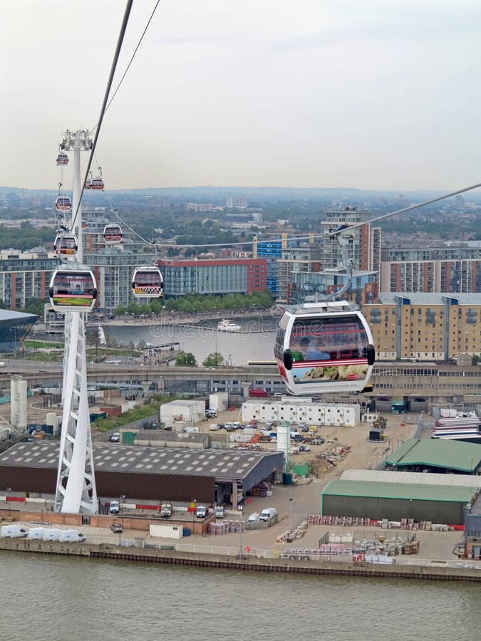 London Cable Cars stock photo. Image of gondolas, london - 47776426