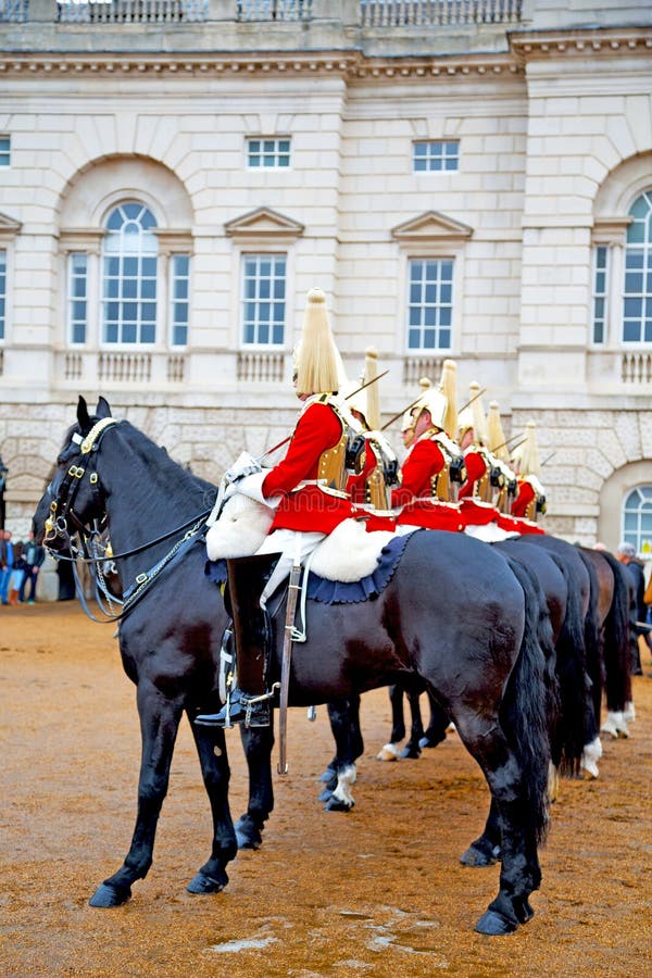 In London Cavalry for the Queen Stock Image - Image of army, defense ...