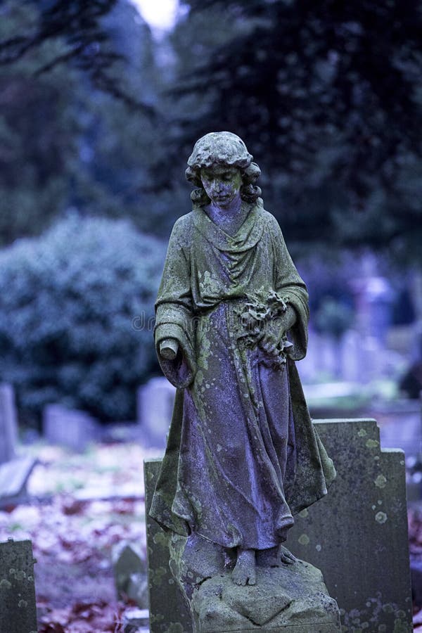London cemetery stock photo. Image of blue, statue, london - 83493548