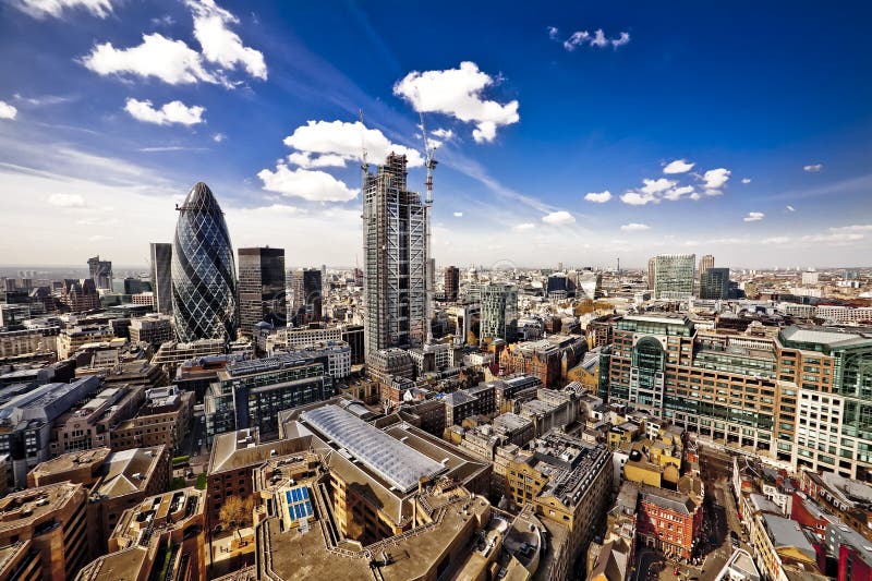 London City Landscape stock photo. Image of angle, landscape - 14083348