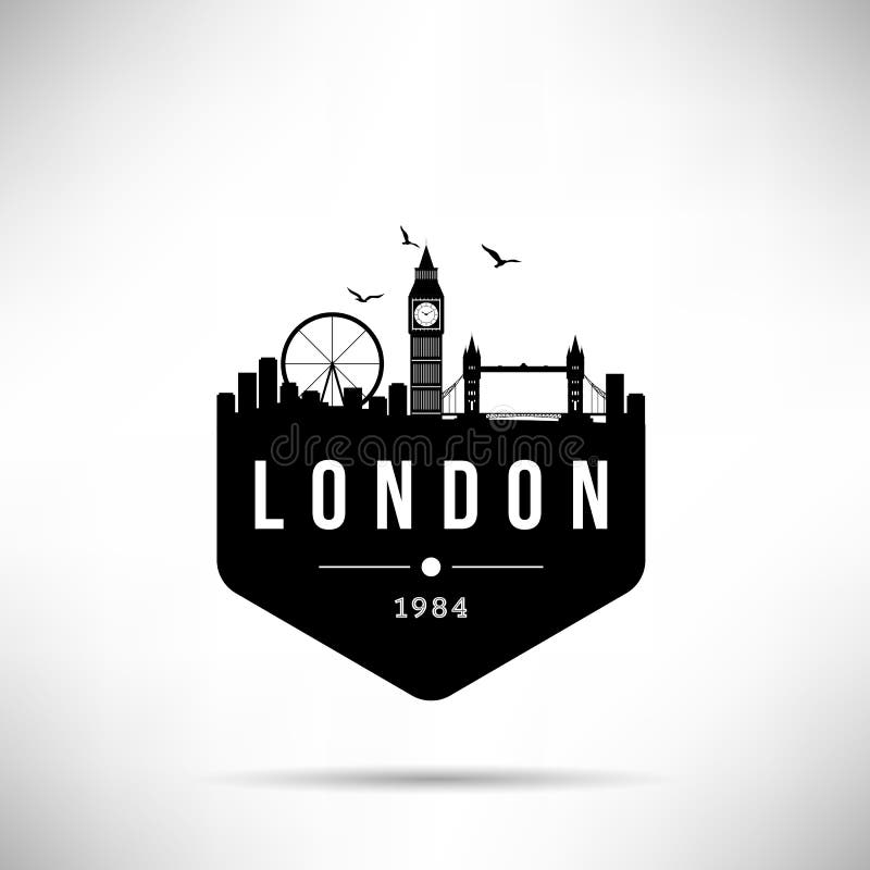 London City Modern Skyline Vector Template Stock Illustration ...