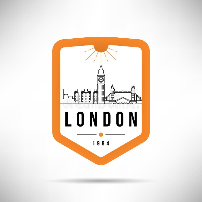 London City Modern Skyline Vector Template Stock Illustration ...