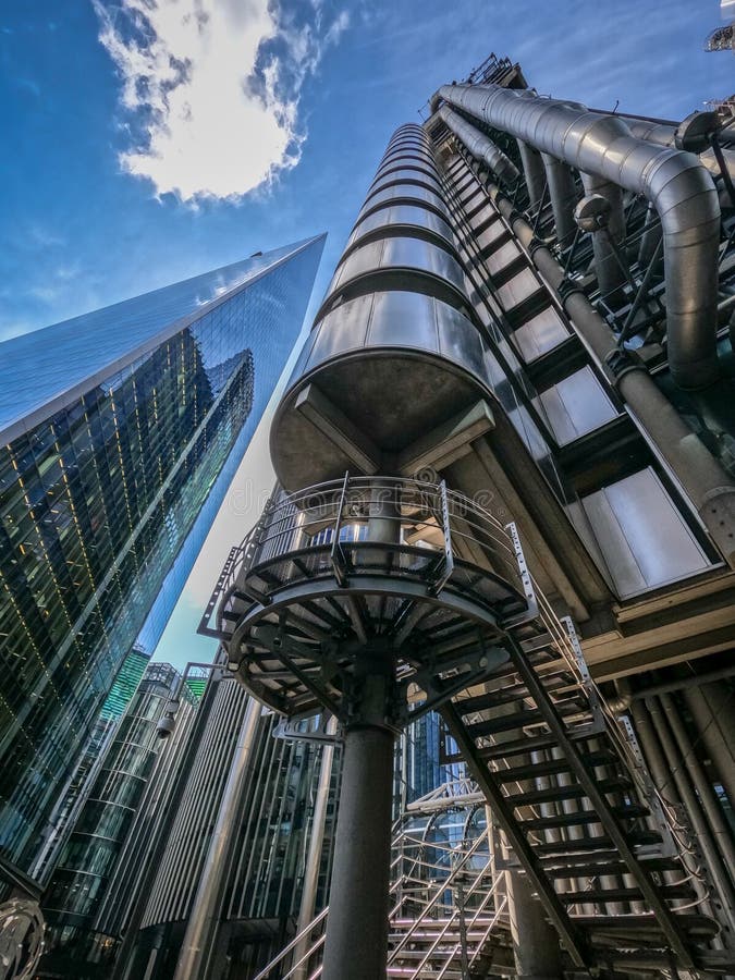 London City New Modern District on Sunny Day Editorial Image - Image of ...