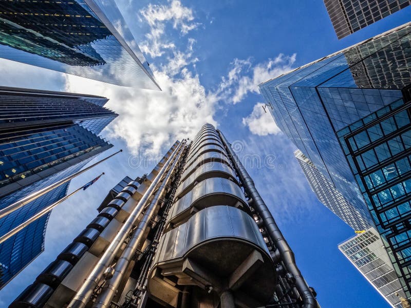 London City New Modern District on Sunny Day Editorial Photo - Image of ...