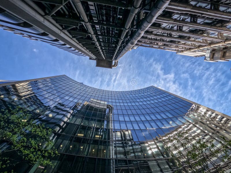 London City New Modern District on Sunny Day Editorial Stock Image ...