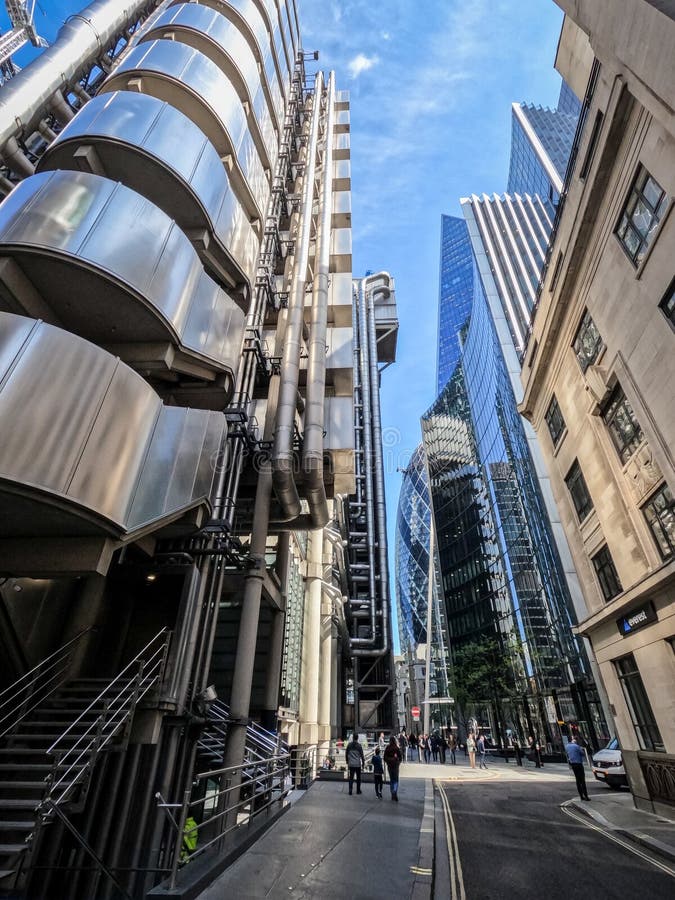 London City New Modern District on Sunny Day Editorial Stock Image ...