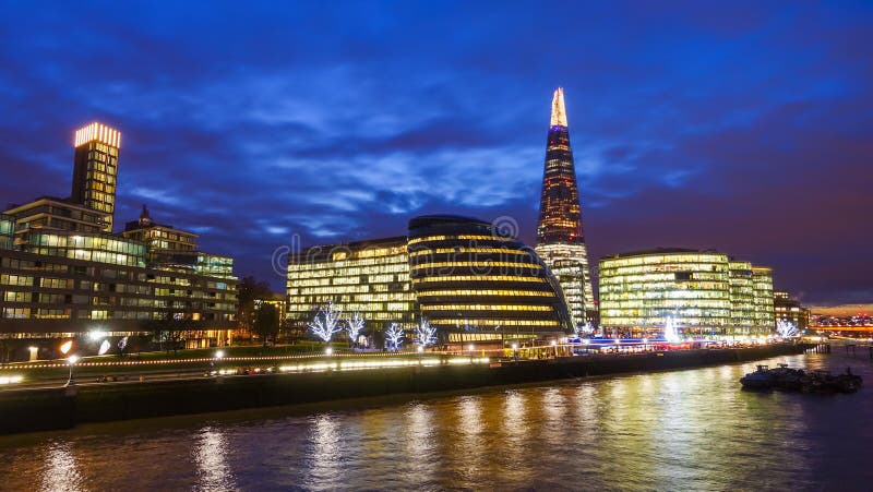 London city at night stock photo. Image of famous, cityscape - 72370384