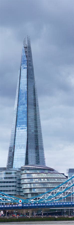 Panorama the Shard and Southwark Bridge Editorial Photo - Image of ...