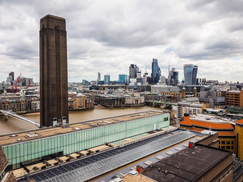 London city skyline (hdr) stock photo. Image of editorial - 98101088