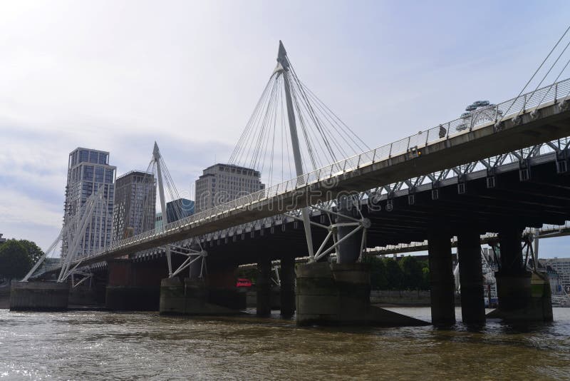 London City Skyline from the Thames Editorial Stock Photo - Image of ...