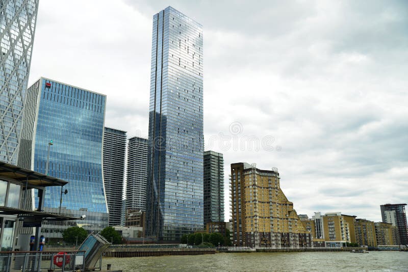 London City Skyline from the Thames Editorial Photo - Image of tourism ...