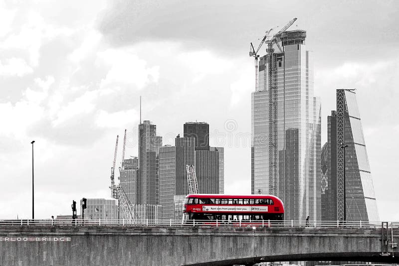 London Cityscape in the Morning Editorial Photo - Image of building ...