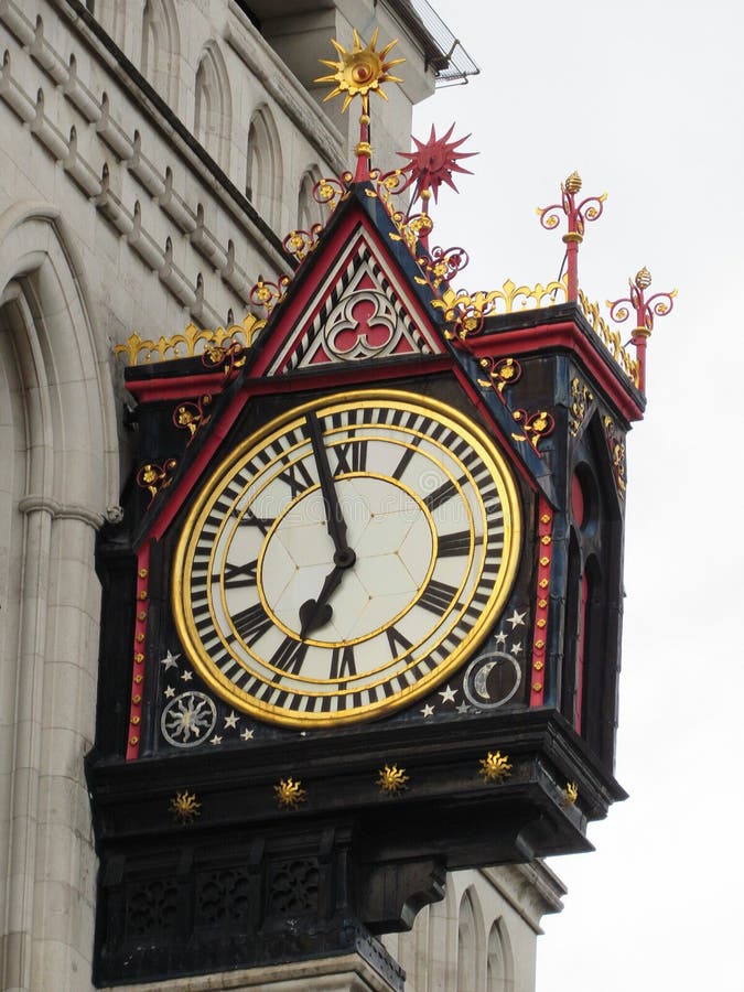 London clock stock image. Image of capital, clock, streets - 91938631