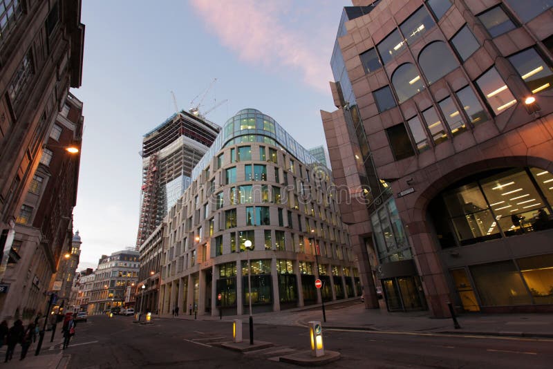 London commercial district stock image. Image of blue - 29278437