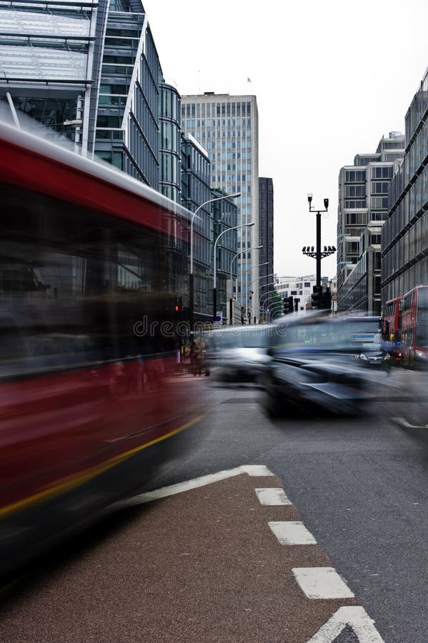 London Commuter Traffic stock photo. Image of blurred - 14751318
