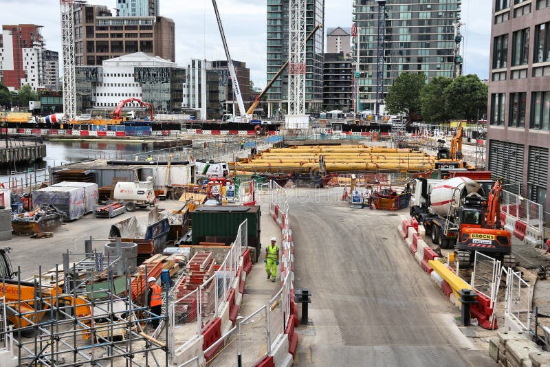 London construction editorial photography. Image of building - 65483012