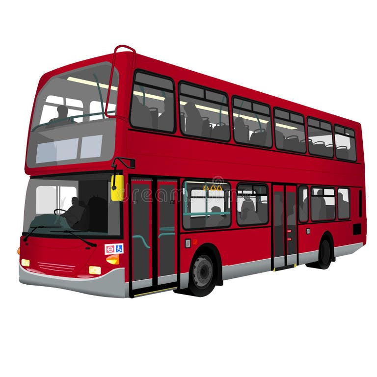 Double Decker Bus Stock Illustrations – 5,218 Double Decker Bus Stock ...