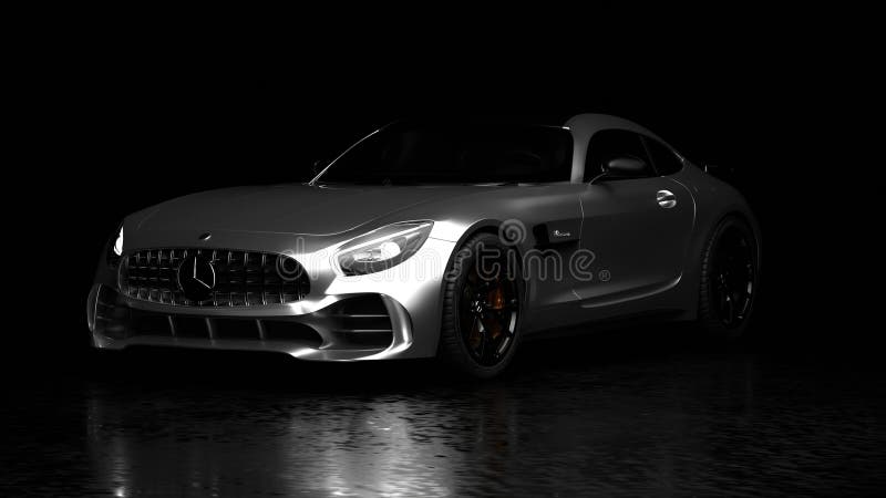 London England April 8 2022 Mercedes Amg Gt R Editorial