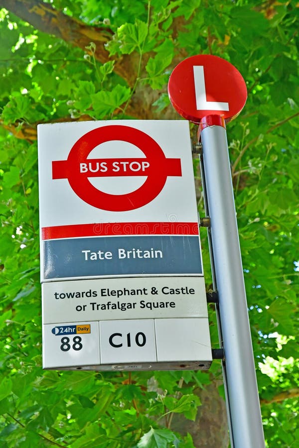 London England - June 29 2025 : Bus Stop Editorial Stock Photo - Image ...