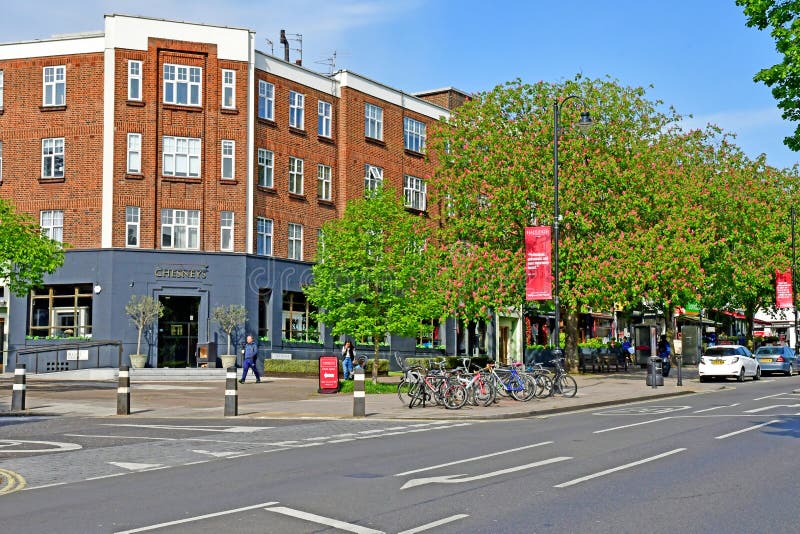 London, England - May 8 2019 : Belsize Park Station District Editorial ...