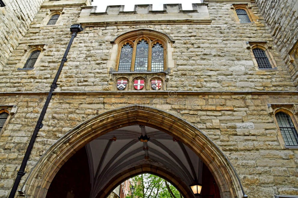London England - May 28 2023 : Saint John Gate Editorial Stock Photo ...