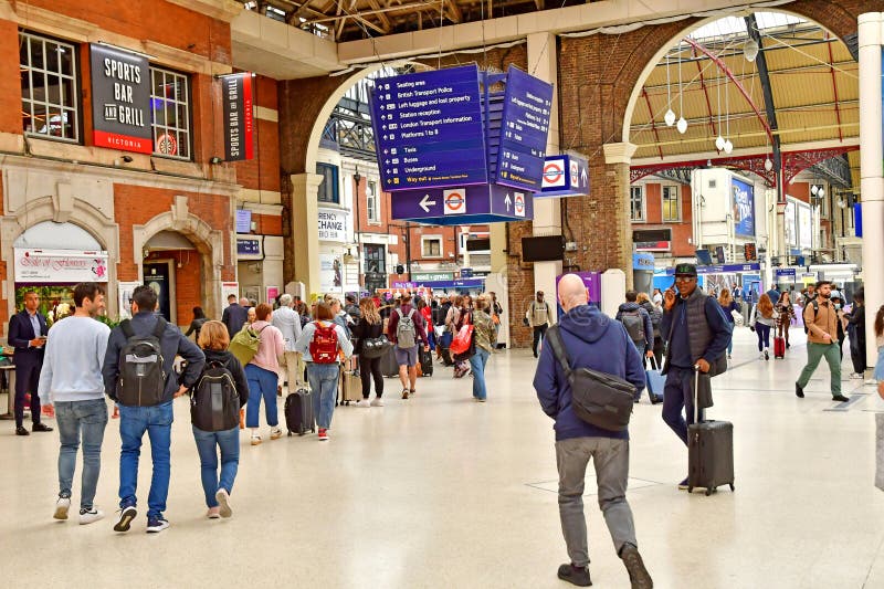 London England - May 28 2023 : Victoria Station Editorial Photography ...