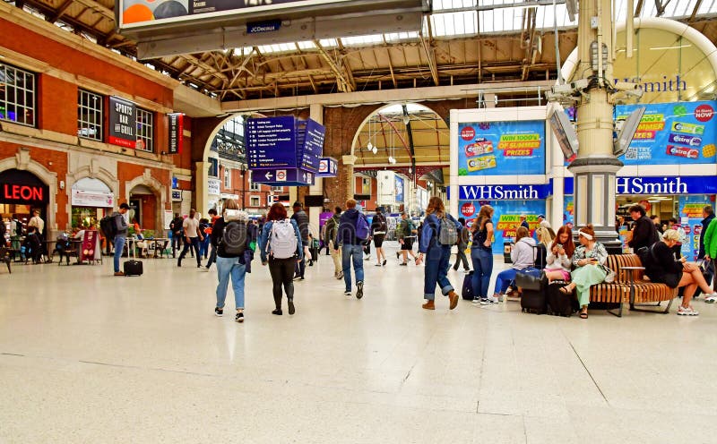 London England - May 28 2023 : Victoria Station Editorial Stock Image ...