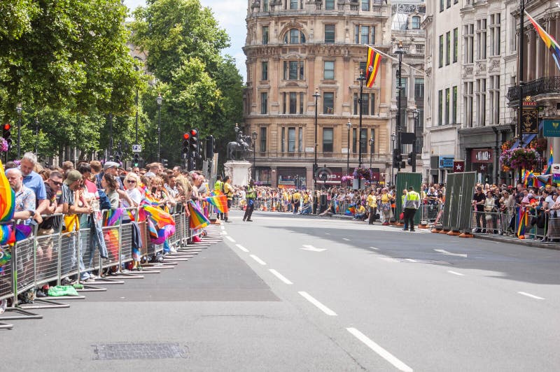 LONDON, ENGLAND- 2nd July 2022: People Gathered in the Streets at Pride ...