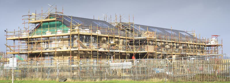London, England, UK - March 11th 2021: House Development Construction ...
