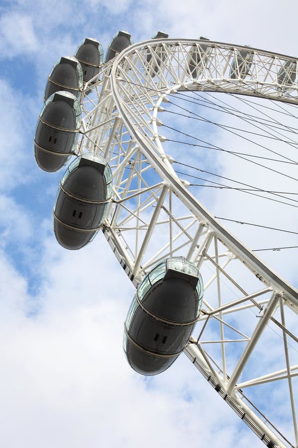 The London Eye - Different Perspective Editorial Stock Photo - Image of ...