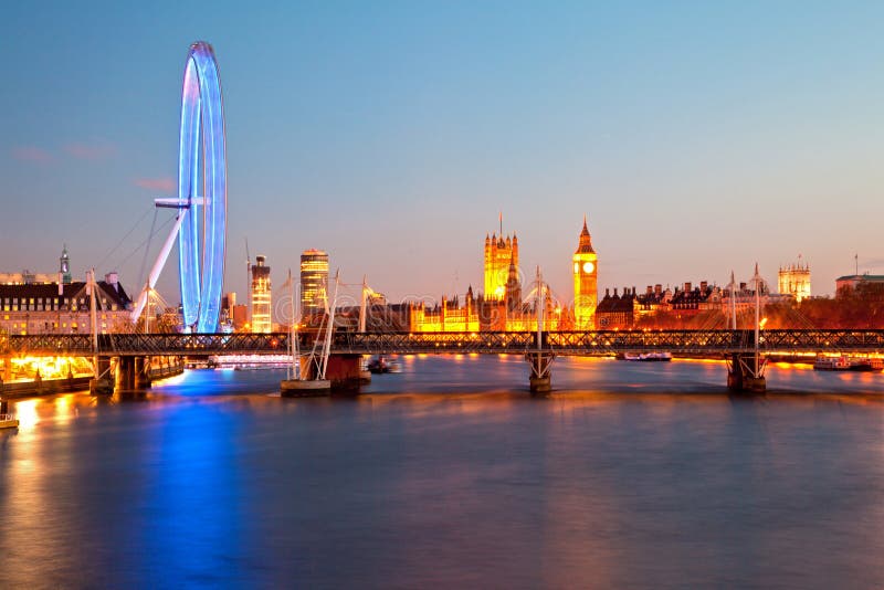 London, England the UK. the London Eye Editorial Stock Image - Image of ...