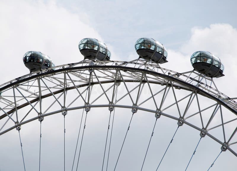 The London Eye. Close-up. London, England Editorial Stock Photo - Image ...