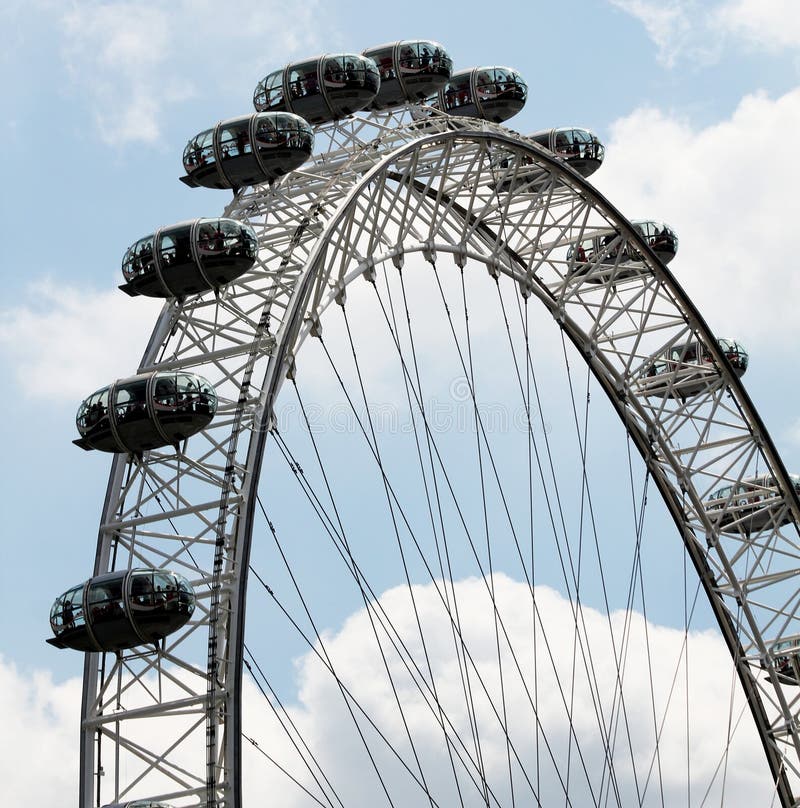 The London Eye, England editorial photography. Image of tourism - 10589587