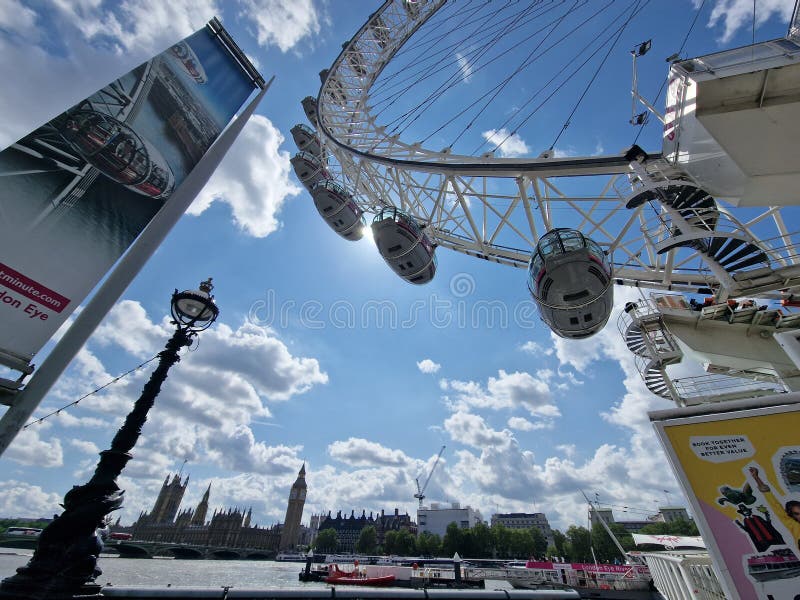 London Eye or the Millennium Wheel Editorial Image - Image of limassol ...