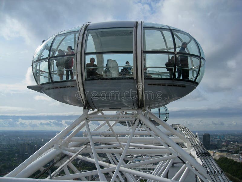 The London Eye Pod editorial stock photo. Image of river - 17861808