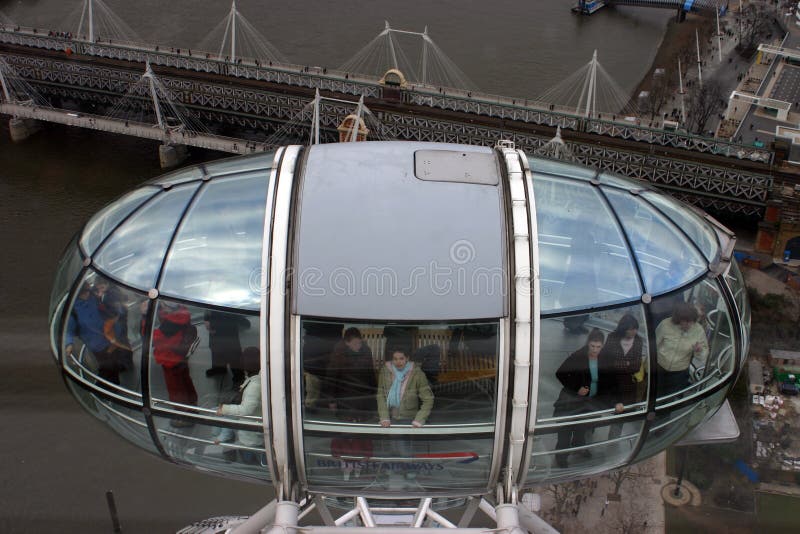 London Eye pod editorial stock photo. Image of city, thames - 66368168