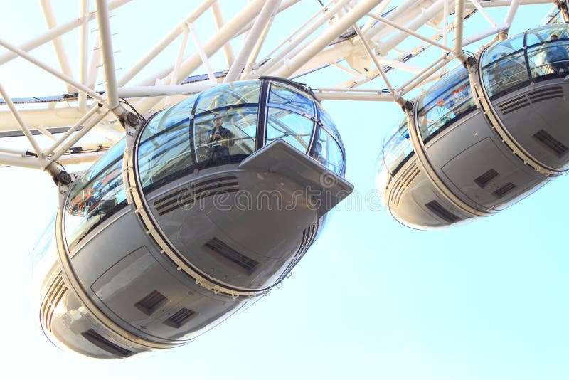 London Eye Pods editorial photography. Image of famous - 24450527