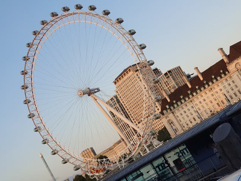 The London Eye editorial photo. Image of view, sunsets - 162282006