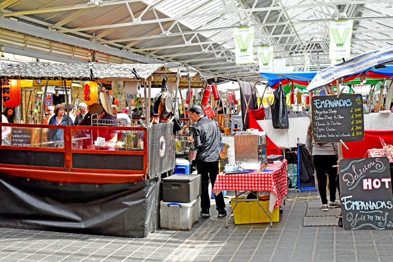 London, Greenwich; England - May 5 2019 : Greenwich Market Editorial ...
