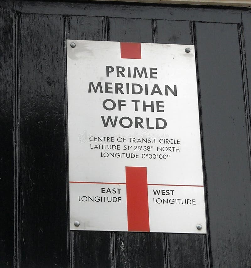 Greenwich Meridian Line Map