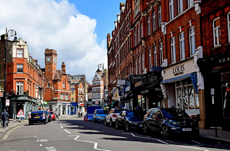 London; Hampstead, England - May 5 2019 : Hampstead District Editorial ...