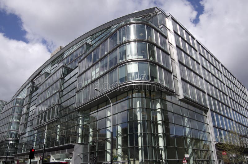 Modern building London editorial photography. Image of light - 106827107