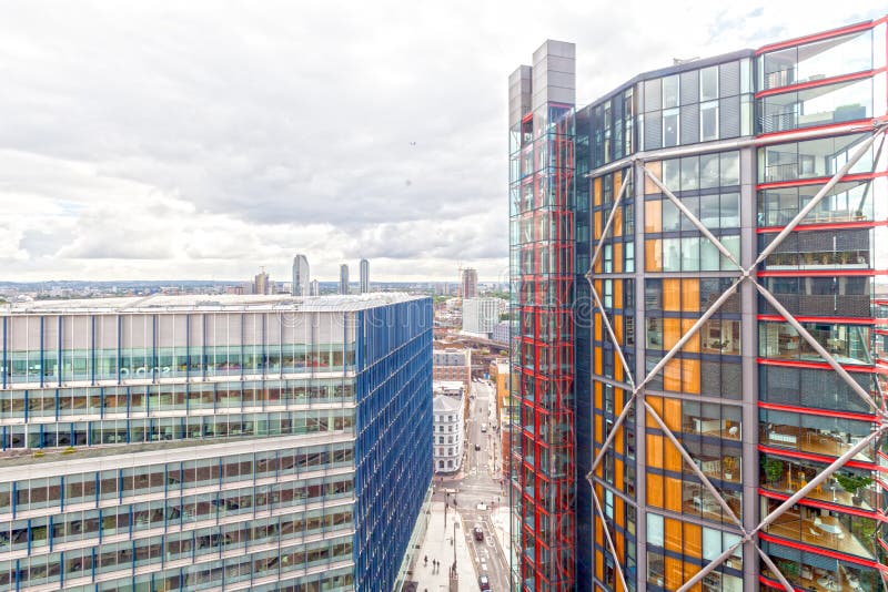 London Interior Skyscraper Design with Glass and Stealth Editorial ...